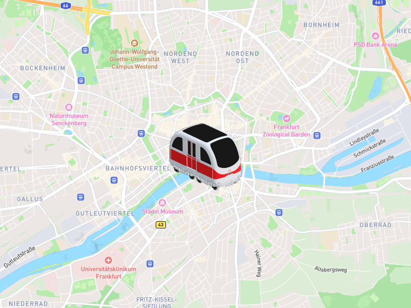 3D Strecke Navigator